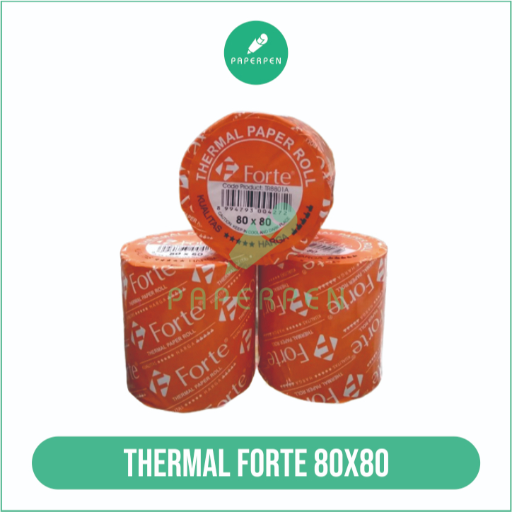 Jual Kertas Kasir THERMAL FORTE 80X80 | Shopee Indonesia