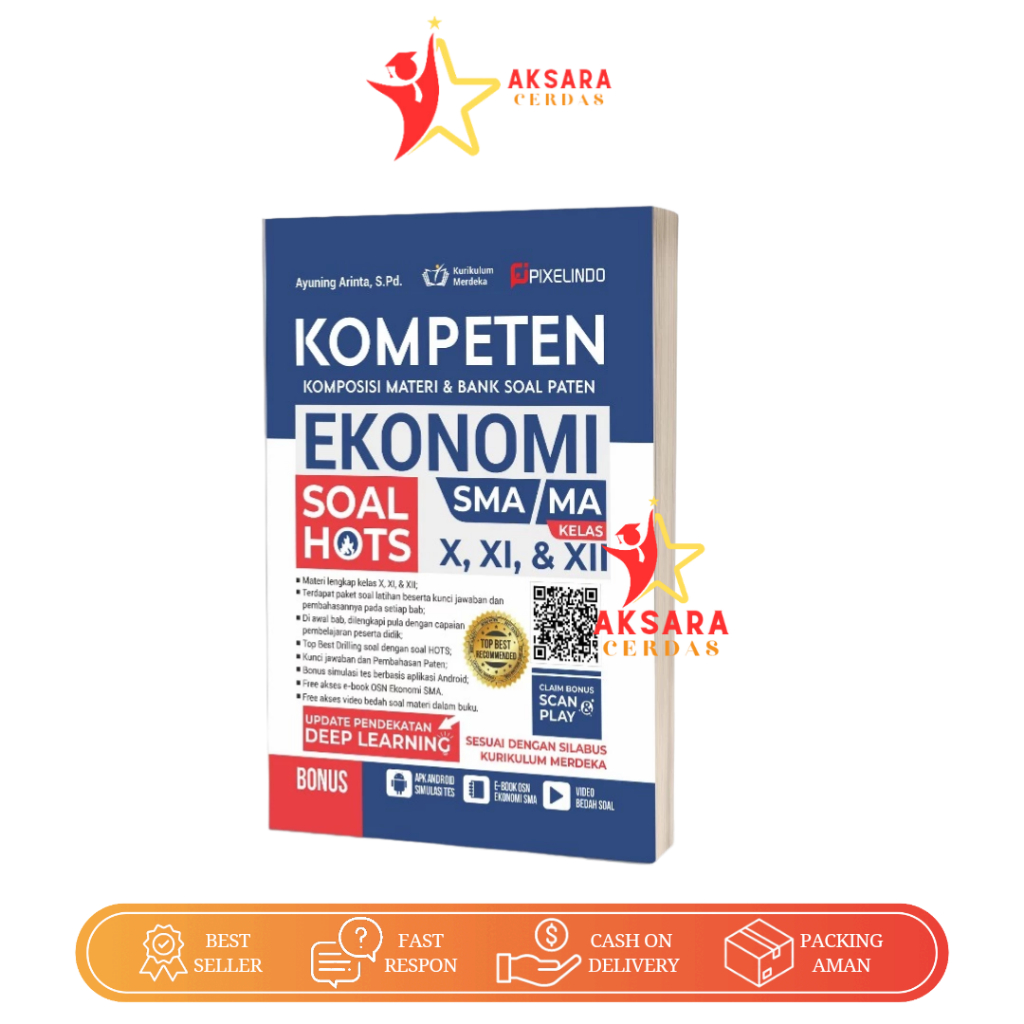 Jual Buku Kompeten Ekonomi Deep Learning SMA MA Kelas X XI XII New Update Ringkasan Materi dan ...