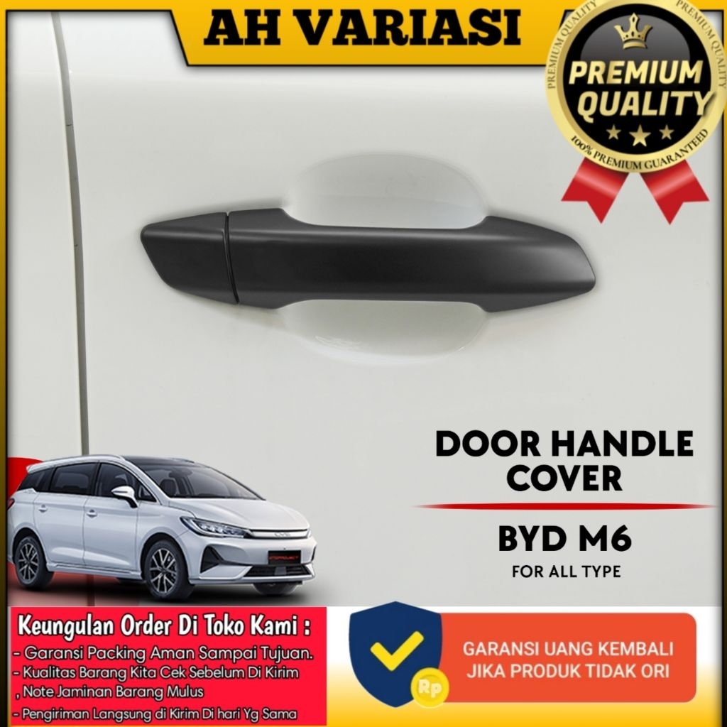 Jual Otoproject Door Handle Cover BYD M6 Matte Black | Shopee Indonesia