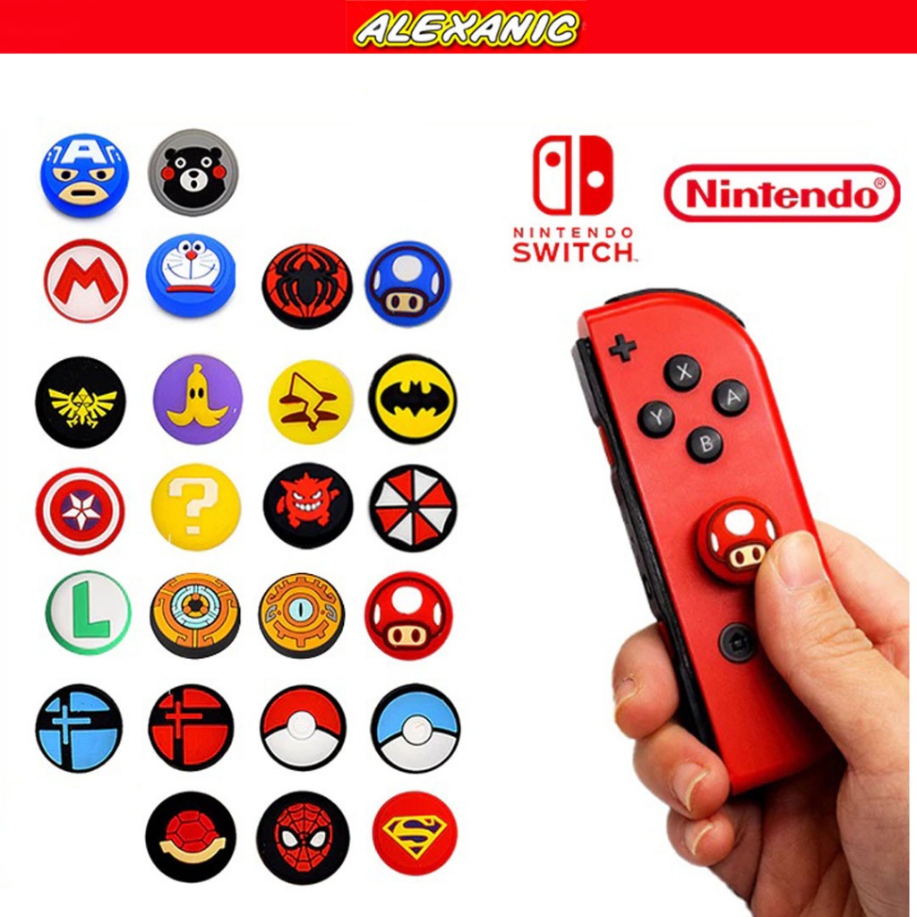 Jual Nintendo Switch Analog Thumb Grip Controller | Nintendo Switch ...