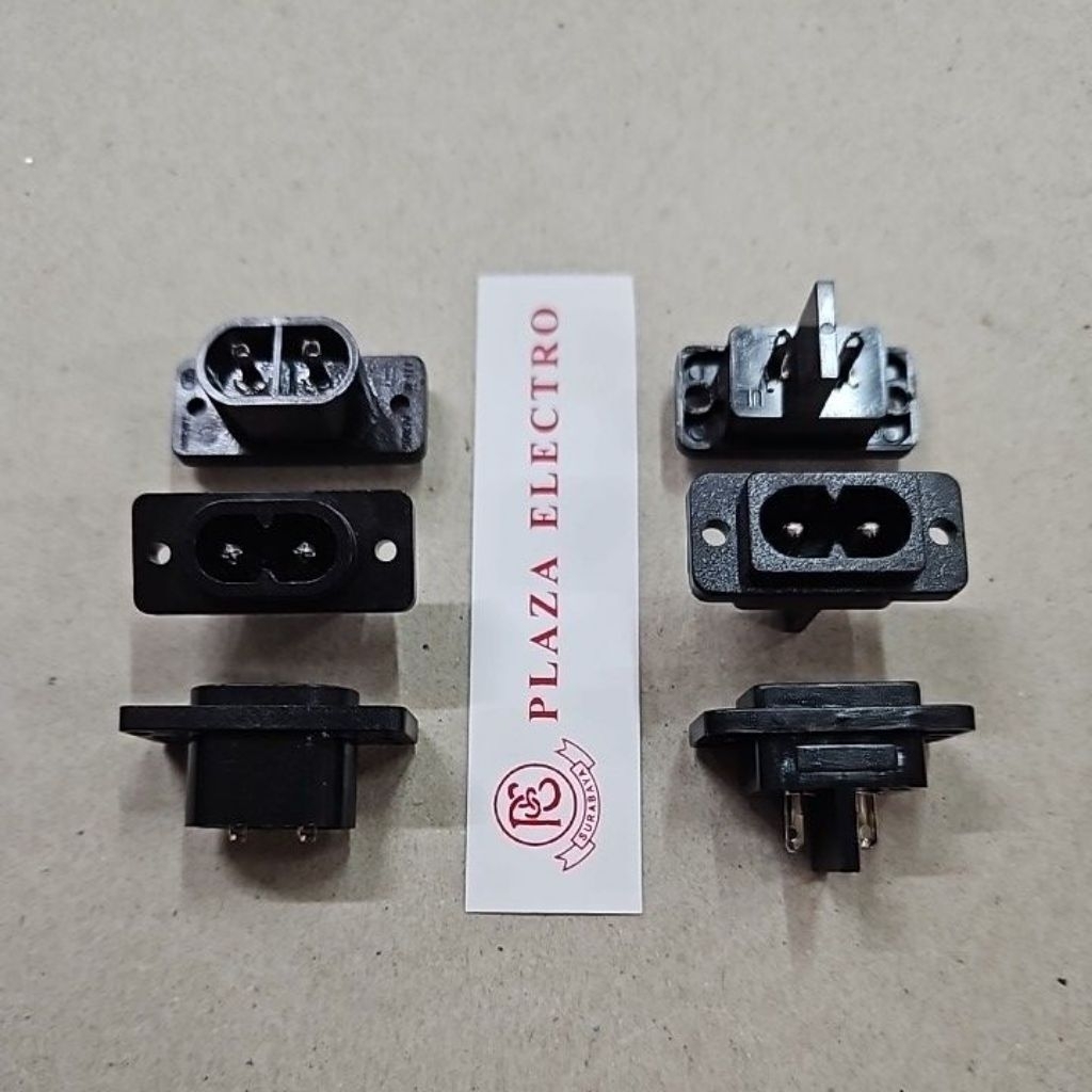 Jual SOKET AC ANGKA 8 SOCKET POWER OUTLET PANEL FEMALE CHASIS BODI ...