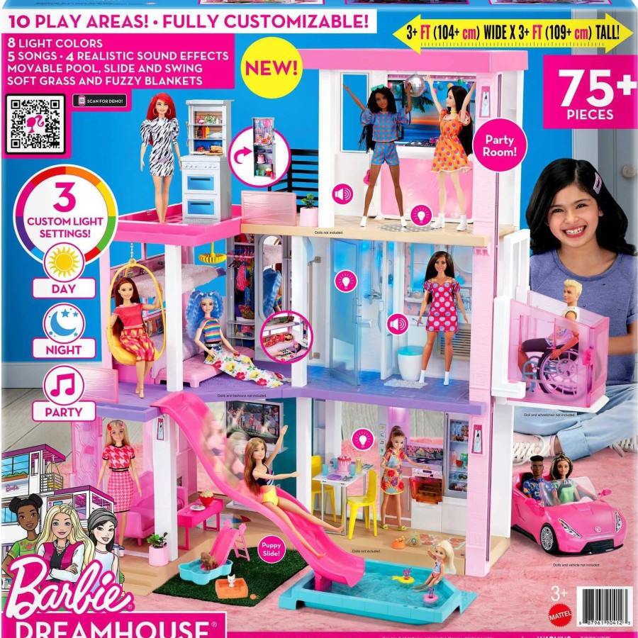 Jual Barbie Dreamhouse Dollhouse Rumah Barbie 75+ Dream House Model ...
