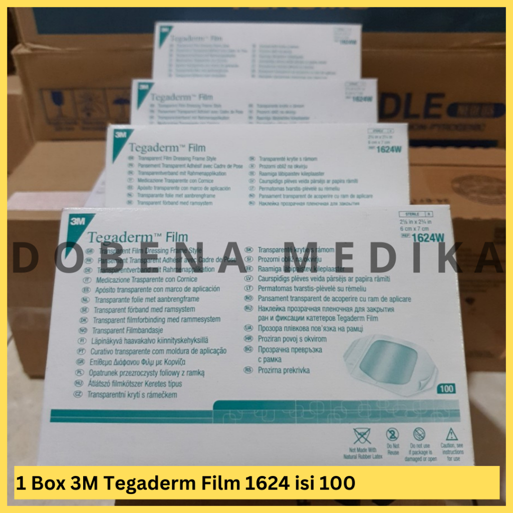 Jual Tegaderm Film 1624 3M Box 100 Lembar / Plester Tahan Air | Shopee ...