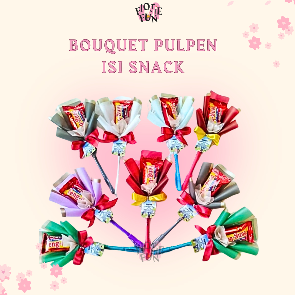 Jual Buket Pulpen Murah | Buket Pulpen Snack | Buket Pulpen Bunga ...