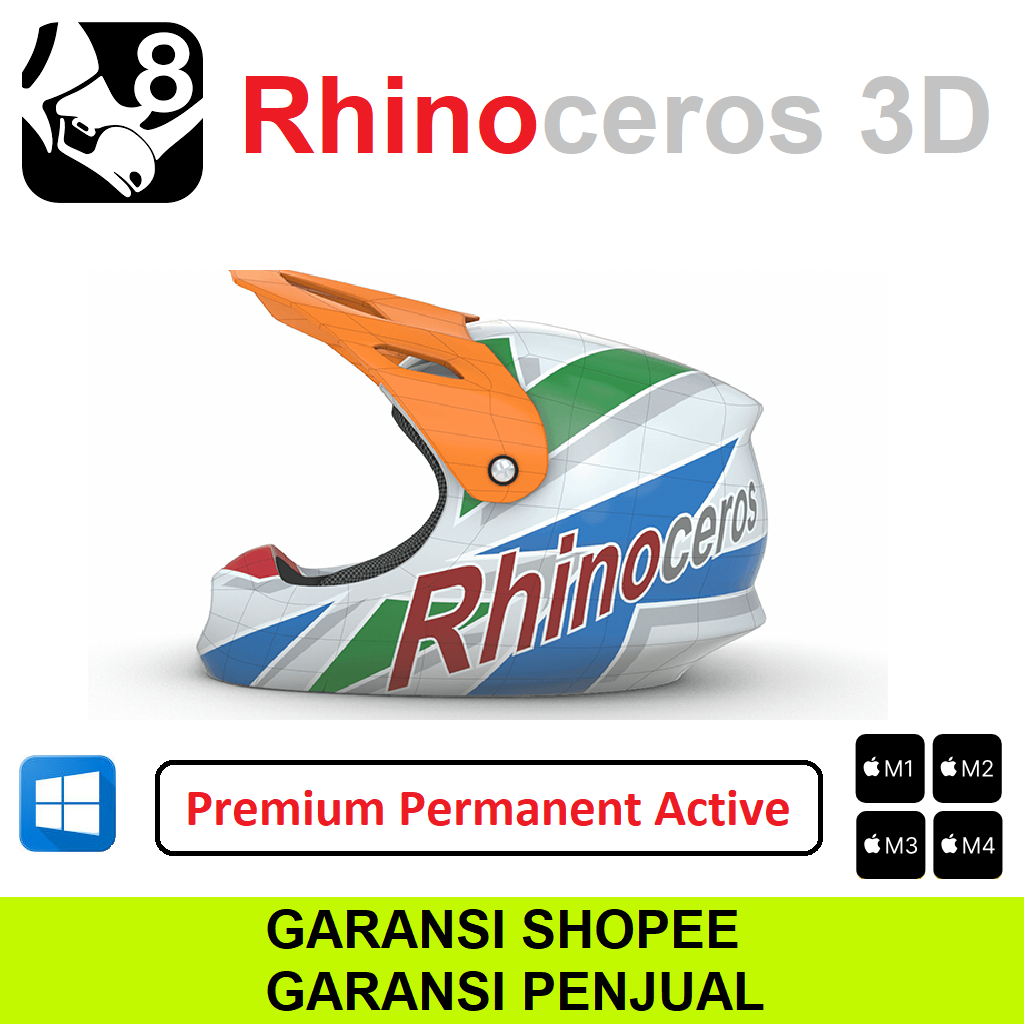 Jual Rhinoceros Rhino 3D - Software 3D Modeling Akurat | Shopee Indonesia