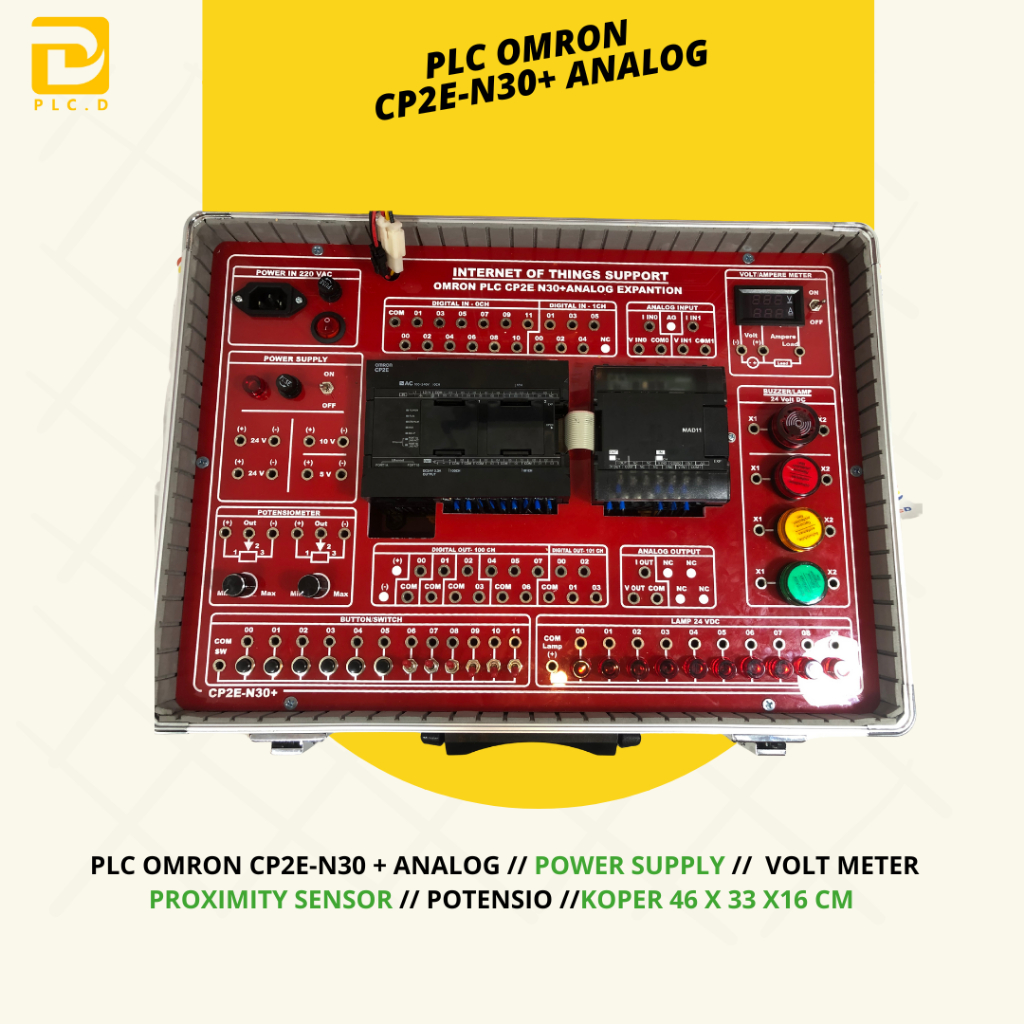 Jual PLC Omron CP2E N30 + Analog expansion | Shopee Indonesia