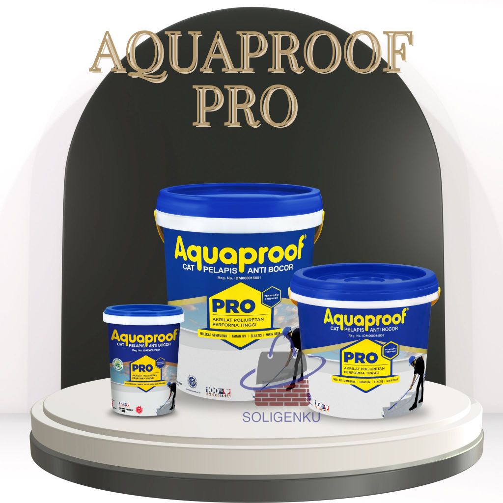 Jual Cat Aquaproof PRO Waterproofing Galon / 4 kg Cat Pelapis anti ...