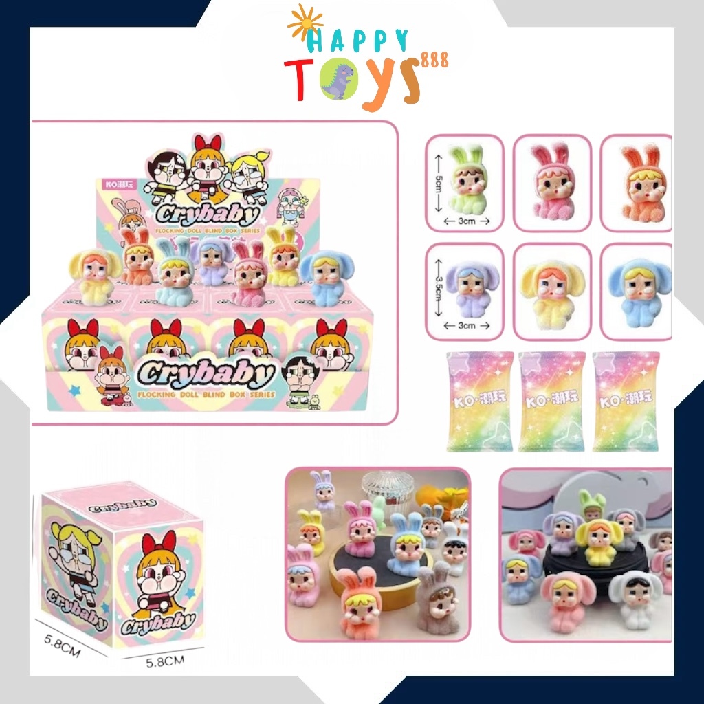 Jual HAPPYTOYS.888 #D26 BLIND BOX MINI CRY BABY | BLIND BOX BIG COUSIN ...