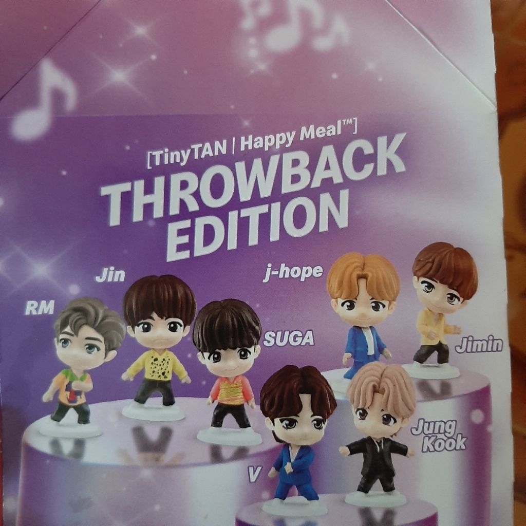 Jual figure bts tiny tan x happy meal mcd throwback edition | Shopee ...