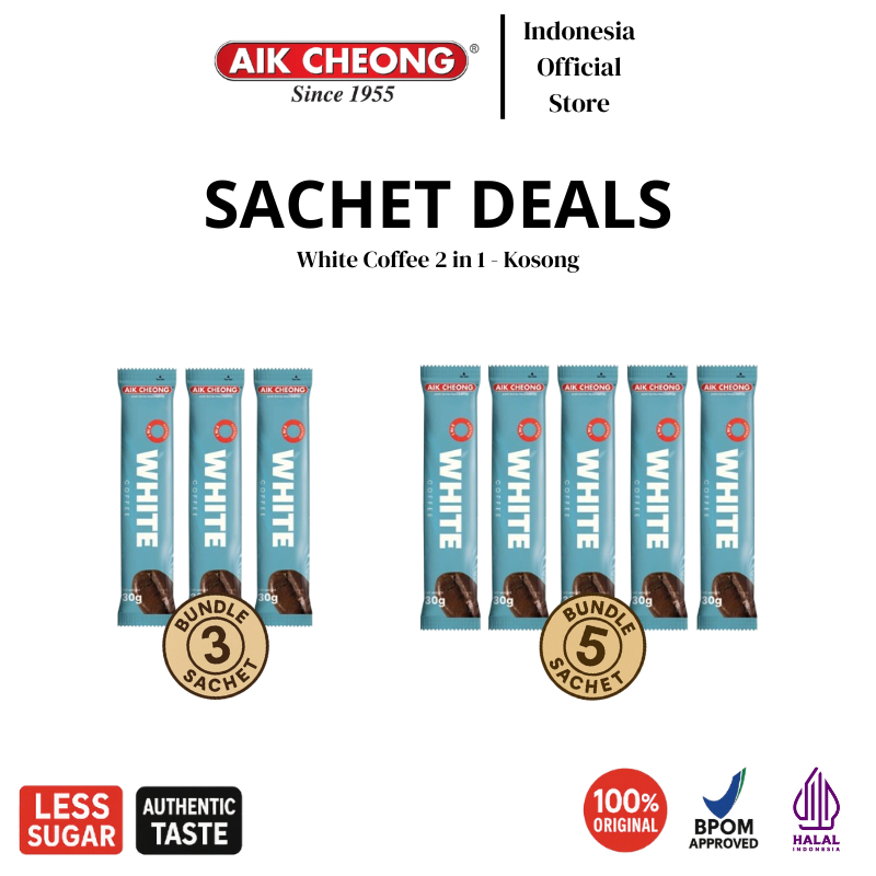Jual [Sachet] Aik Cheong White Coffee 2in1 (30g) | Shopee Indonesia