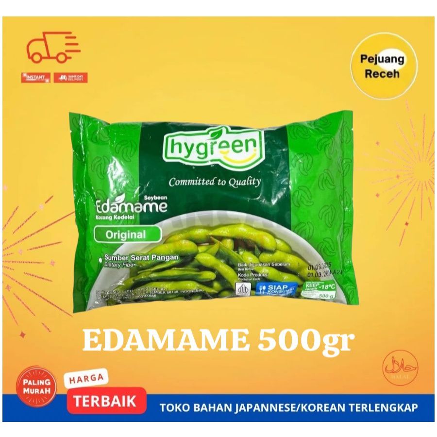 Jual EDAMAME 500 GR AM - HYGREEN EDAMAME FROZEN MITRATANI EXPORT ...