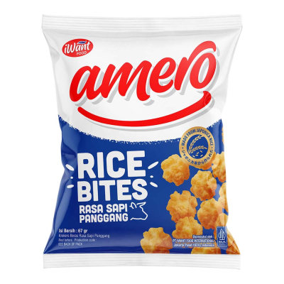 Jual Amero Rice Bites Krekers Beras Sapi Panggang 65 g | Shopee Indonesia