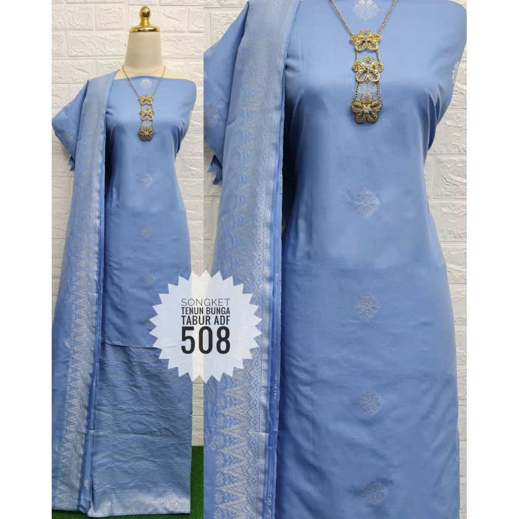 Jual KAIN PASANG SONGKET TENUN BUNGA TABUR IMPORT MALAYSIA/SULAM GOLD ...
