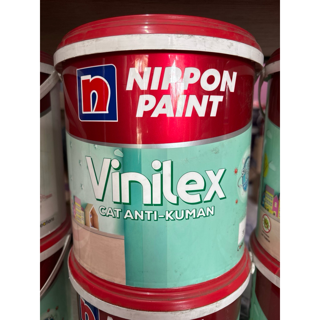 Jual Cat Tembok Nippon Paint Vinilex Silver Ion 300 White | Shopee ...