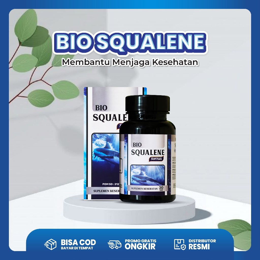 Jual Herbal Bio Squalene Original Untuk Menjaga Kesehatan Isi 30 Kapsul ...