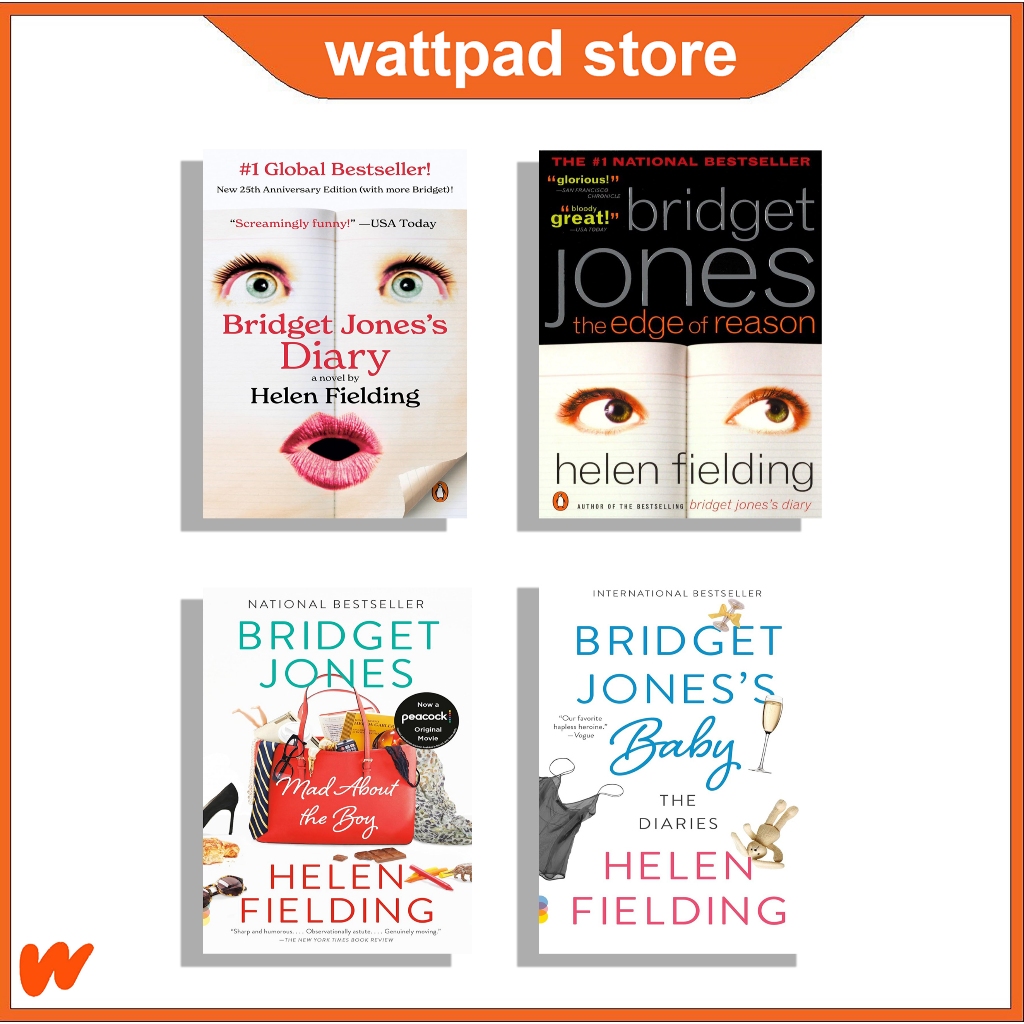 Jual Bridget Jones (4 book series) by Helen Fielding | Shopee Indonesia