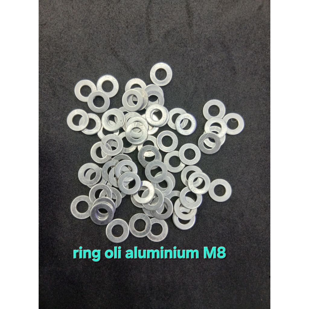 Jual Ring Oli Aluminium M8 kunci 12 harga satuan | Shopee Indonesia