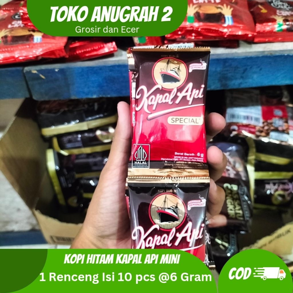 Jual Kopi Hitam Kapal Api Mini 1 Renceng | Shopee Indonesia