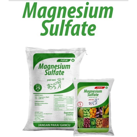 Jual Magnesium 1 Kg Pak Tani / Magnesium Sulfate Pak Tani ( ASLI ...