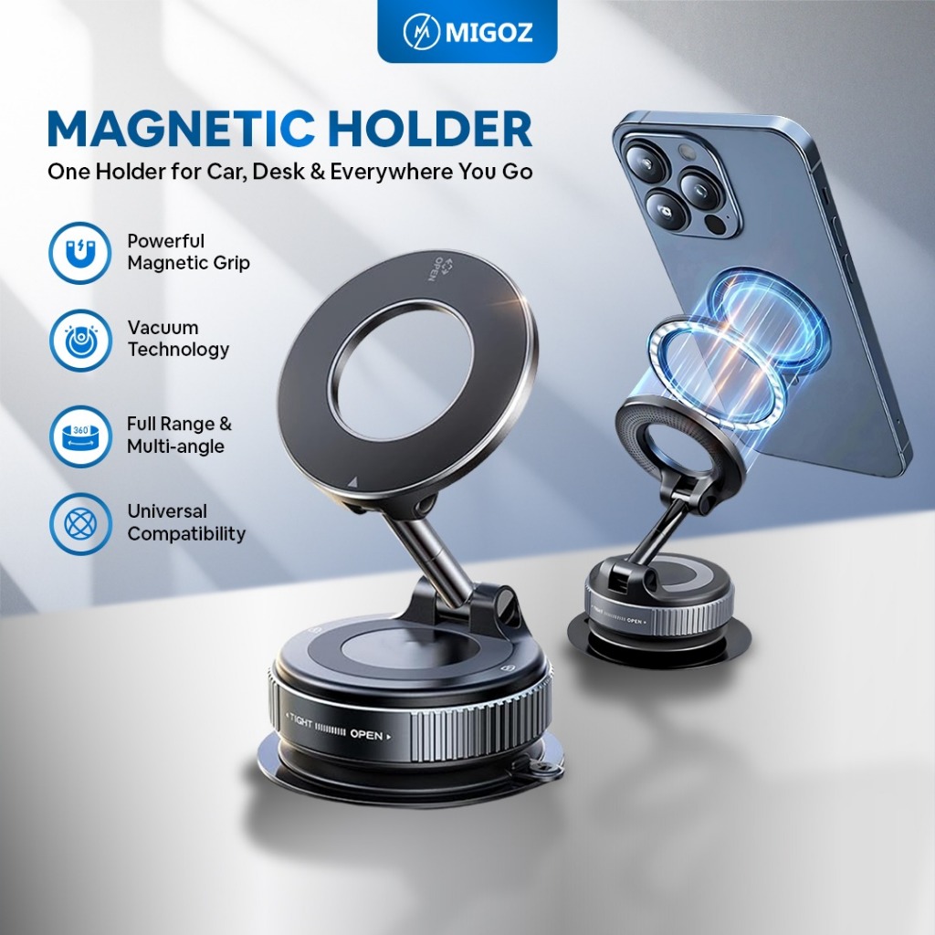 Jual MIGOZ Magnetic Vacuum Stand Holder Lipat Mini Ukuran Kecil Kuat ...