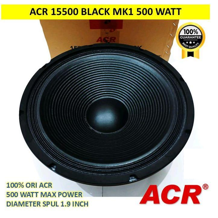 Jual Speaker Full-range ACR 15” 15500 500W Woofer Mid-Bass / Speaker ...
