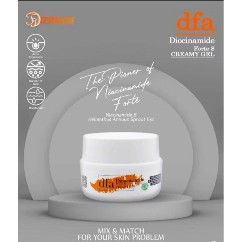 Jual DFA DIONCINAMIDE FORTE 8 CREAMY GEL 10 g | Shopee Indonesia
