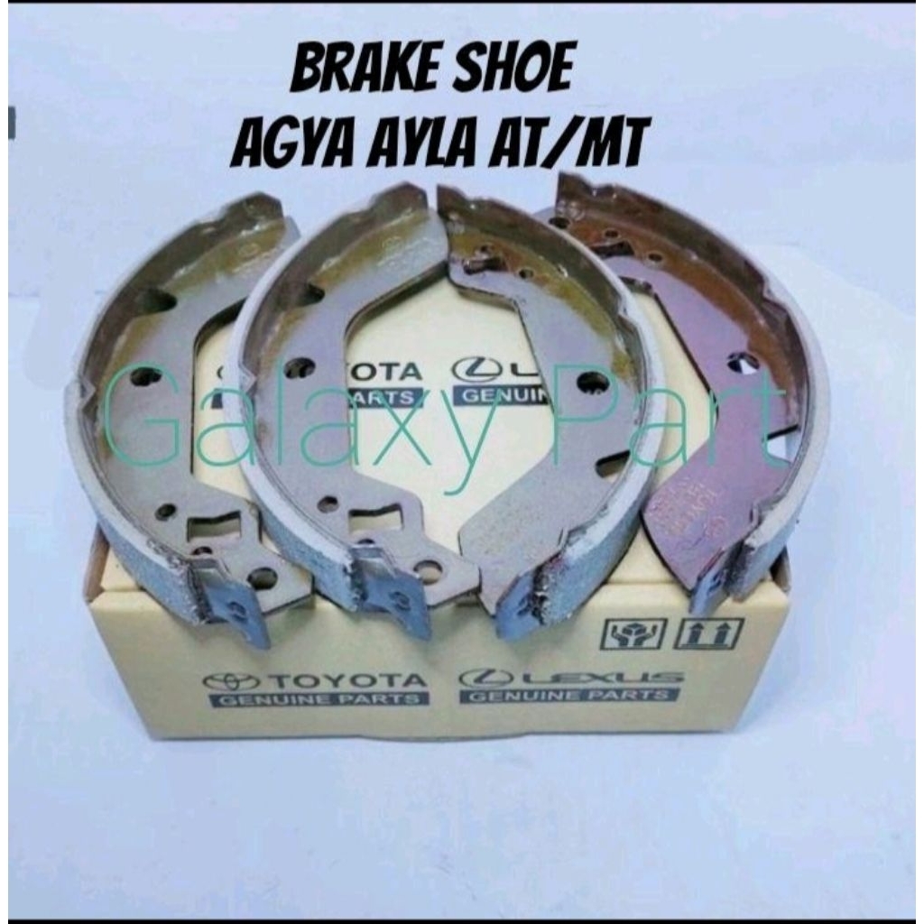 Jual Kampas rem Brake shoe Agya Ayla Matic Manual Original | Shopee ...