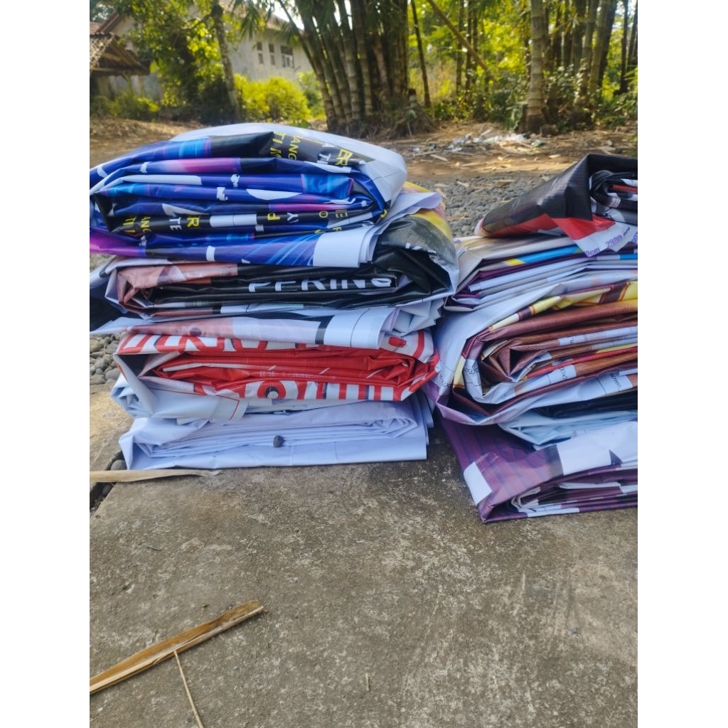 Jual spanduk banner terpal baliho bekas ukuran 3x5 meter | Shopee Indonesia