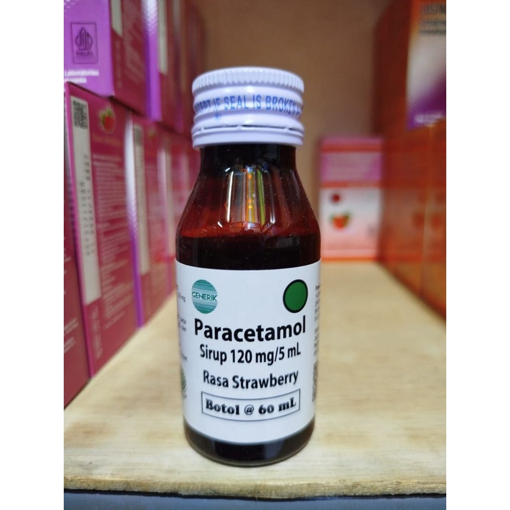 Jual paracetamol sirup botol rasa strawberry 120mg/5ml | Shopee Indonesia
