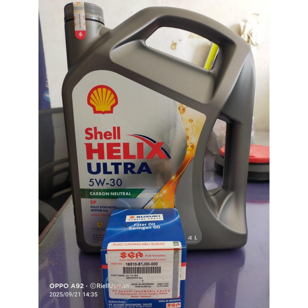Jual Oli Shell Ultra HX8 5w30+Filter oli Suzuki | Shopee Indonesia