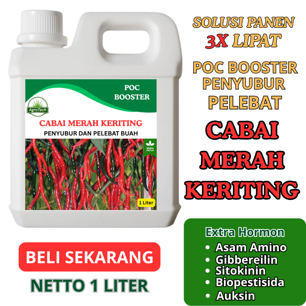 Jual Pupuk Cabai Merah Keriting Agar Berbuah Lebat dan Anti Rontok 1 ...