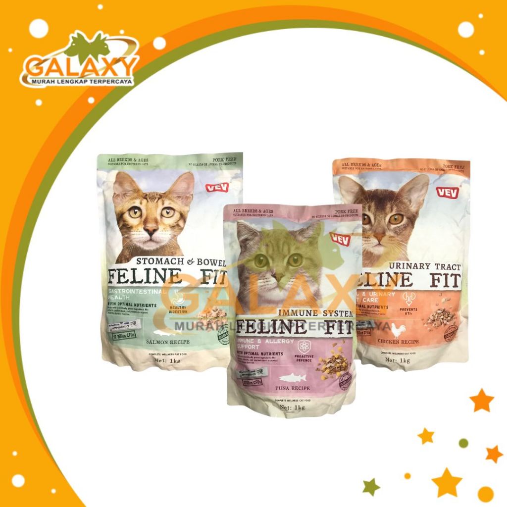 Jual FELINE FIT 1KG URINARY TRACT ( free pet probiotics 3gr)- IMMUNE ...