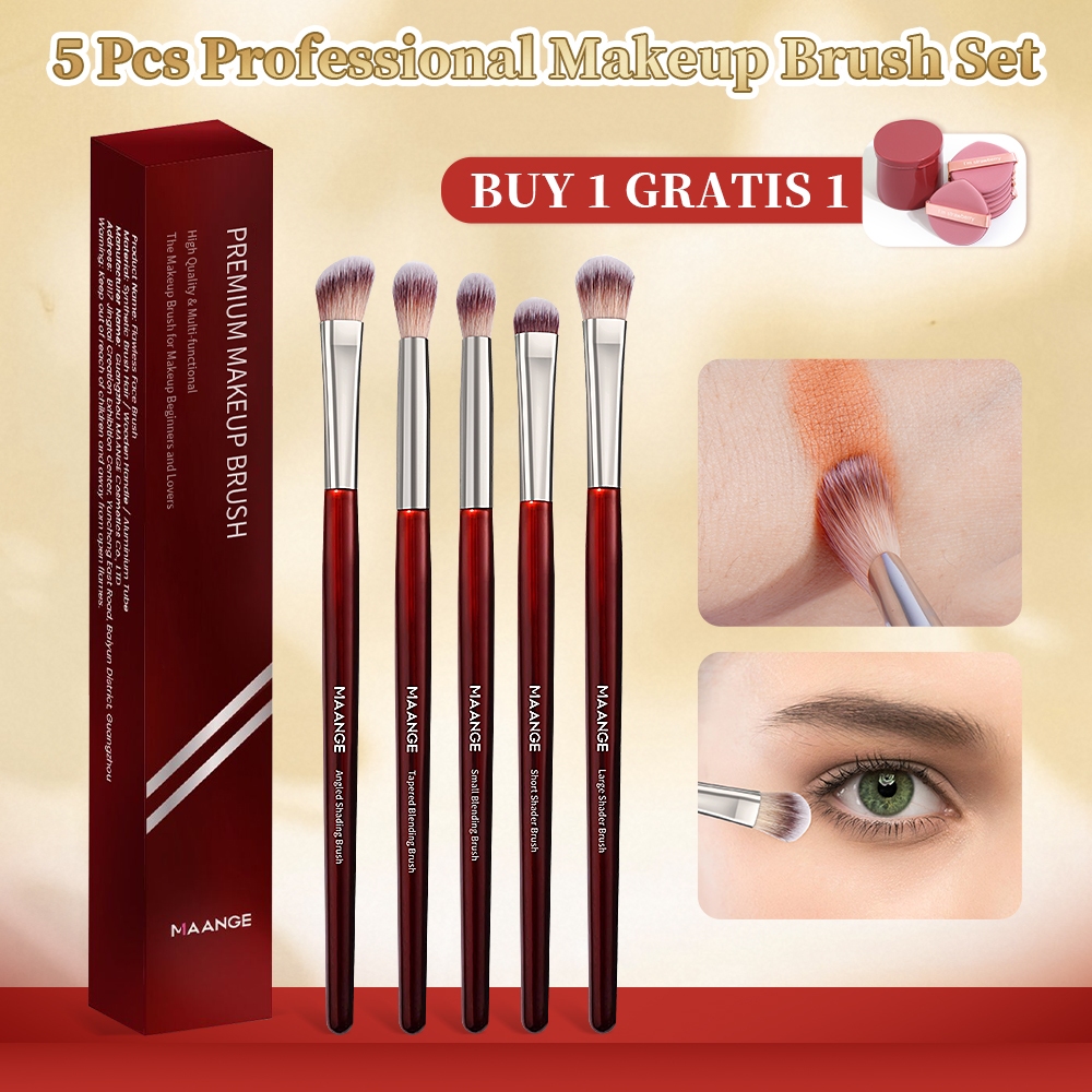 Jual 5 Buah Eye Brush Makeup Set Professional Kuas Riasan Mata Kuas ...