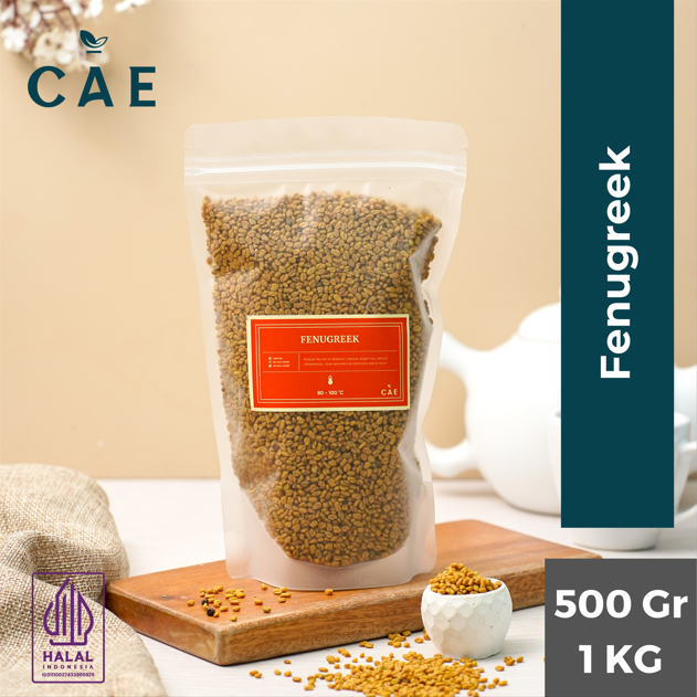 Jual Fenugreek Seed Biji Kelabat Klabet Halba Hulbah Kering Herbal 500 ...