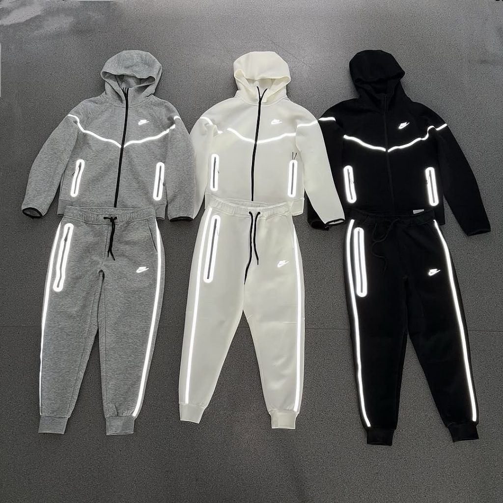 Jual Nike Tech Fleece Reflective Lines - Set/Pants/Jacket | Shopee ...