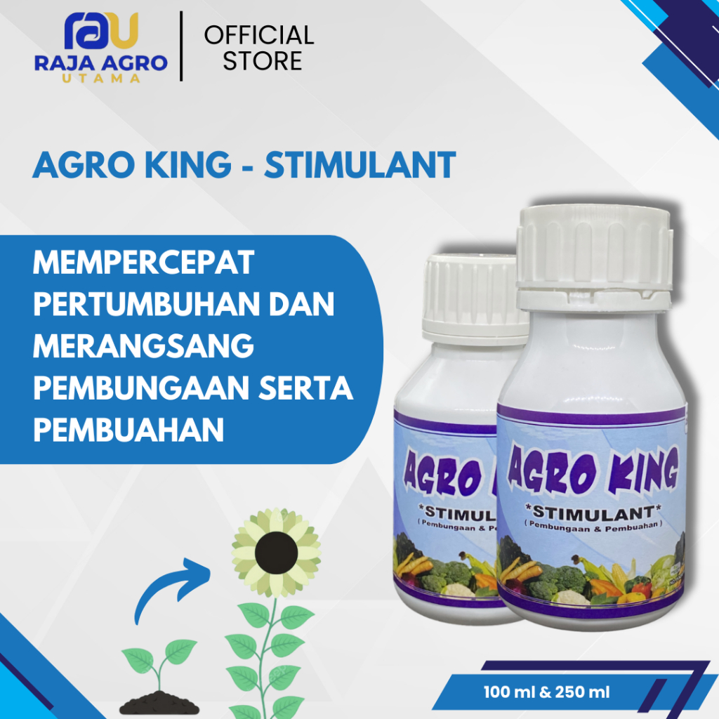 Jual AGRO KING STIMULANT - Pupuk Percepat Merangsang Pertumbuhan Tunas ...