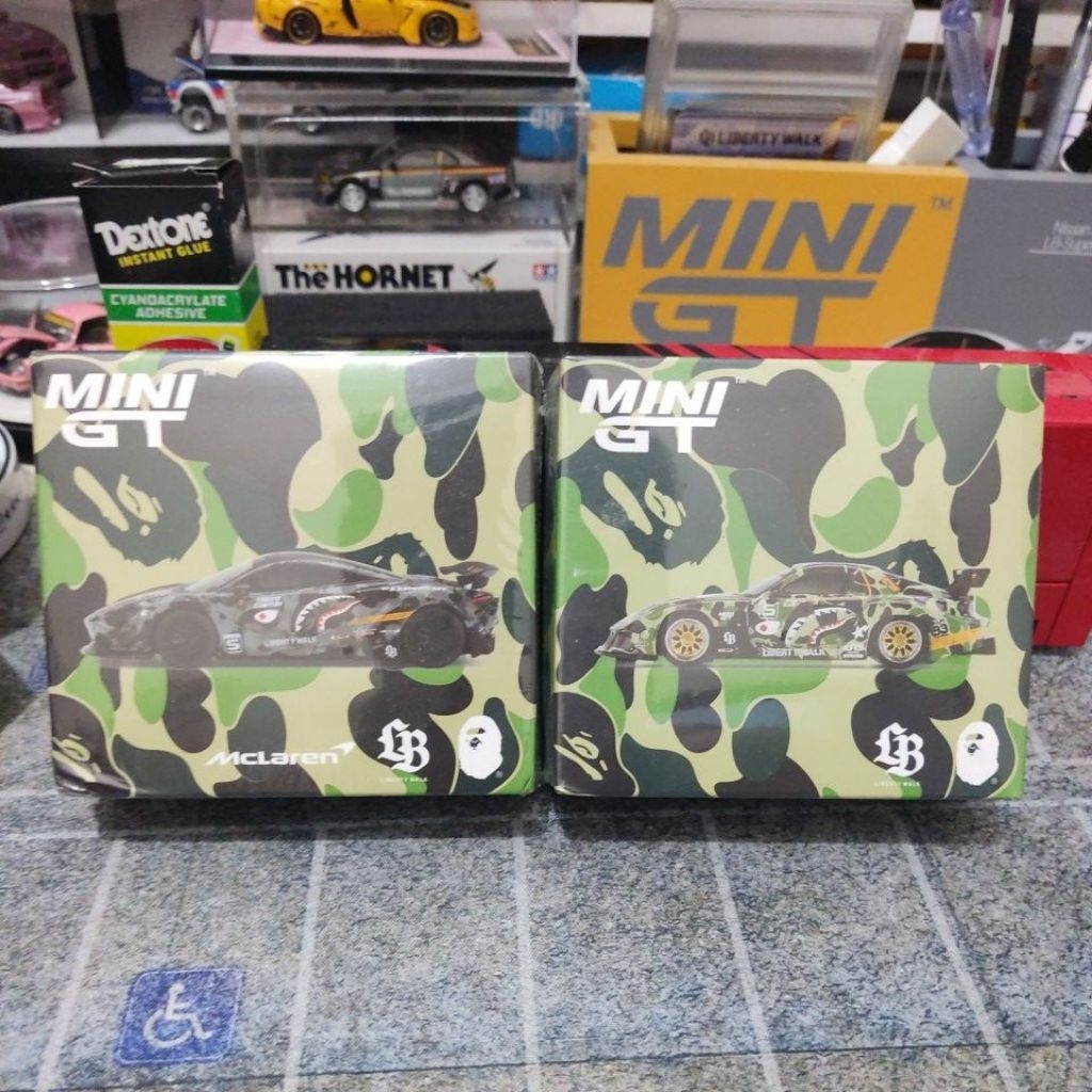 Jual MINI GT X BAPE MCLAREN DAN RX7 SEGEL | Shopee Indonesia