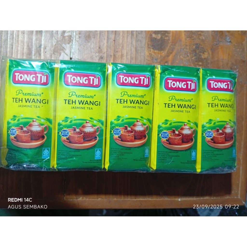 Jual 1 bal teh tong Tji premium jumbo 50 gr x 10 pcs | Shopee Indonesia