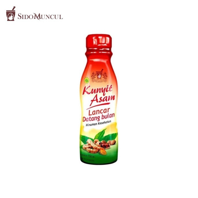 Jual Kunyit Asam Lancar Datang Bulan 150 Ml Herbal Sido Muncul | Shopee ...