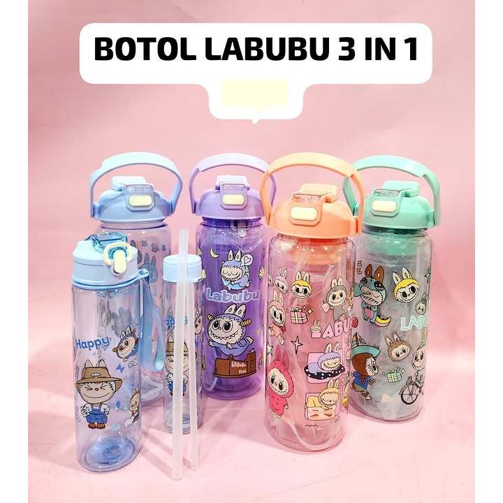 Jual Botol Minum Labubu 3in1 Botol Labubu Beranak Botol Mium Anak Anak ...