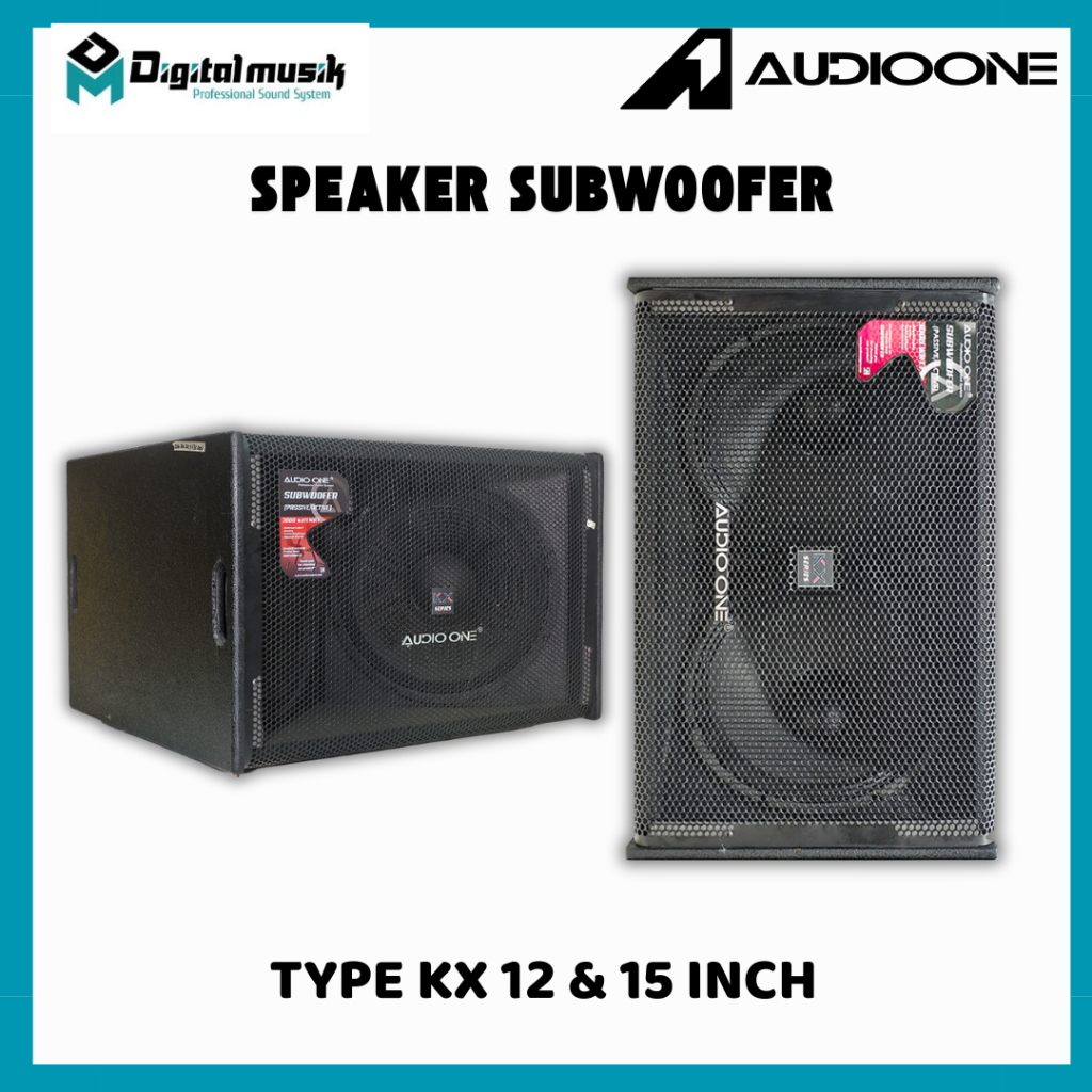 Jual AUDIO ONE Subwoofer Active Passive Fullbass Ukuran 15 Inch KX 215 ...