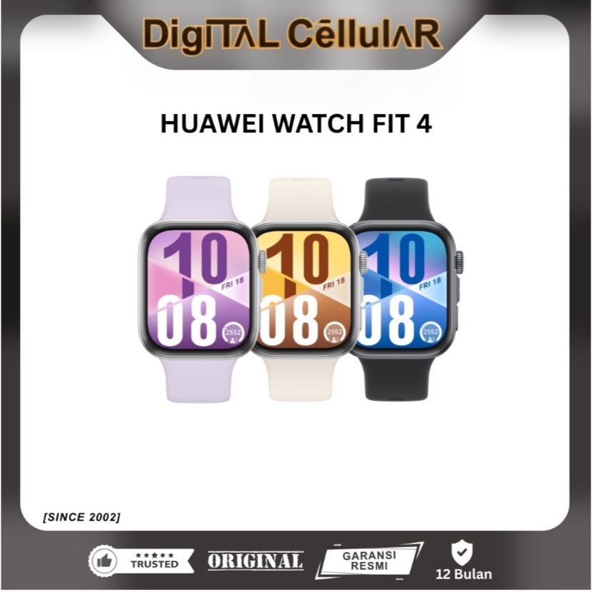 Jual HUAWEI WATCH FIT 4 GARANSI RESMI SMARTWATCH | Shopee Indonesia
