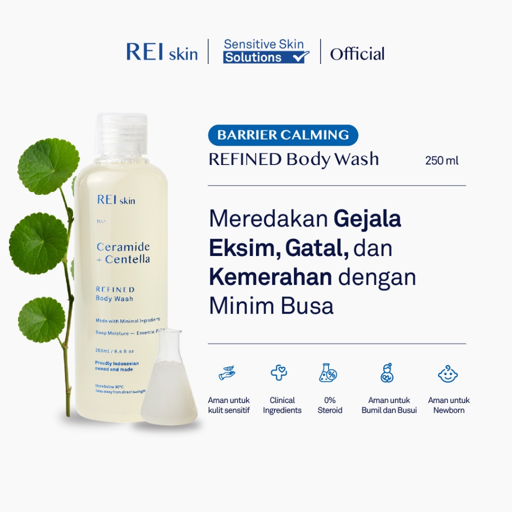 Jual REI Skin Ceramide + Centella Refined Body Wash 250 ml | No SLS ...
