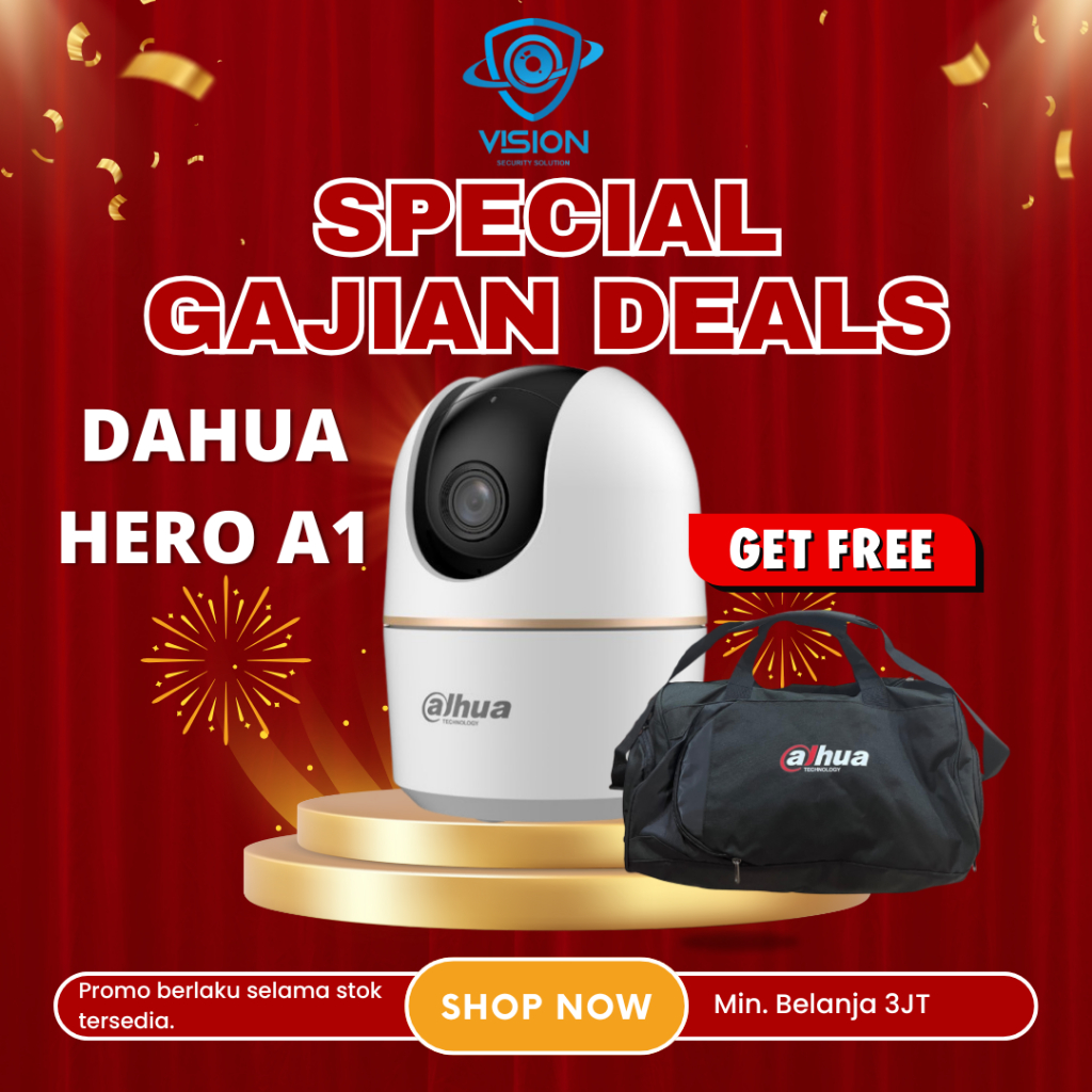 Jual Dahua Hero A1 H3A 2K 3MP/5MP Smart Wireless CCTV IP Babycam Indoor ...