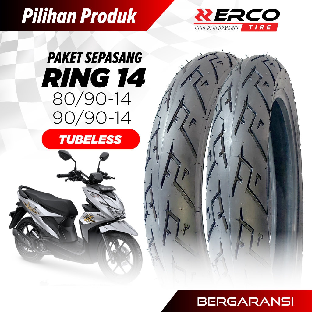 Jual Ban Motor Matic Ring-14 ,Satuset Ukuran 80/90-14 & 90/90-14 ...