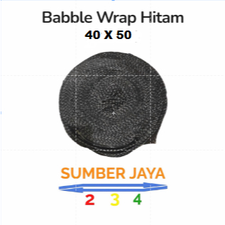 Jual Bubble Wrap Roll 30 x 50m HITAM / Plastik Bubble Packing Hitam ...