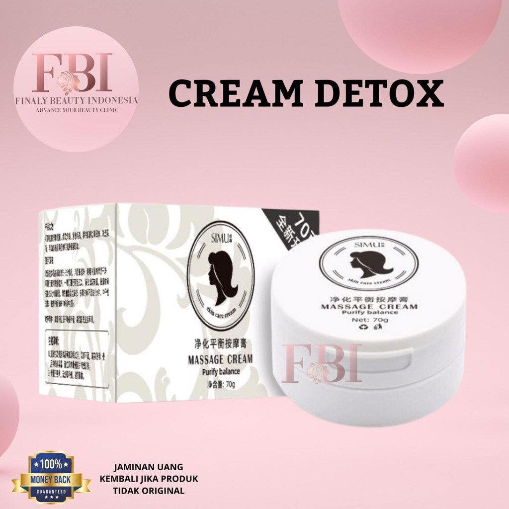 Jual Cream Detox From UK Purifying Simu Face Massage Krim Wajah ...