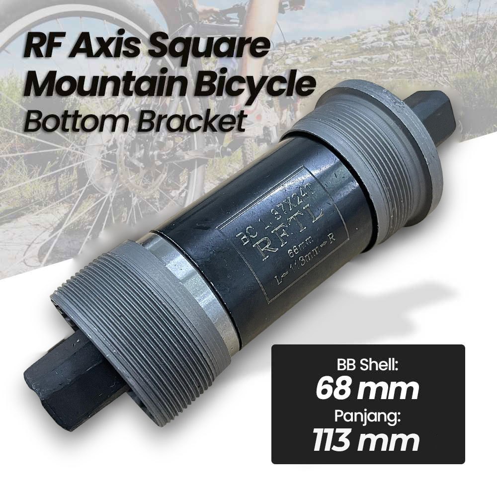 Jual AXIS SQUARE-BB- BOTTOM BRACKET SEPEDA UKURAN 68MM X 113MM | Shopee ...