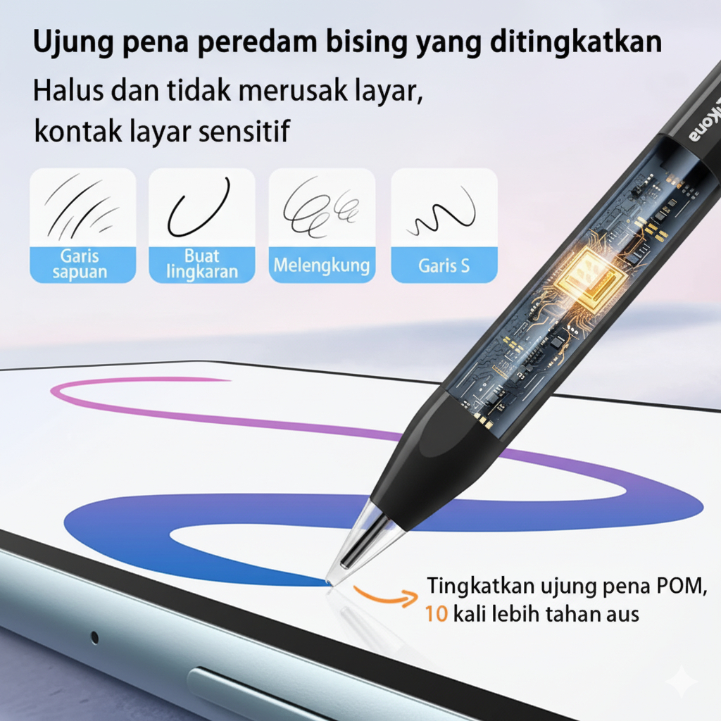 Jual TAQTIQTUQ Stylus Pen Universal Capacitive Pencil for Tablet Apel ...