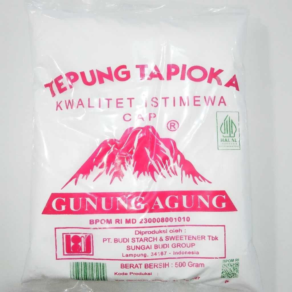 Jual Tepung Tapioka Cap Gunung Agung 500gr | Shopee Indonesia